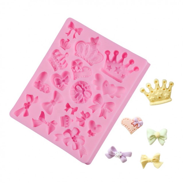 ΚΑΛΟΥΠΙ ΣΙΛΙΚΟΝΗΣ 9,4X7,5X1,2CM PRINCESS DECORATION JSF98800 – tat-art.gr
